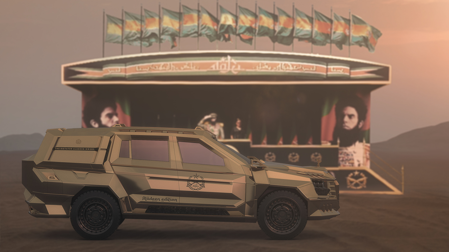 The New Dartz Prombron' The Dictator Aladeen Edition MMXXII Is a Movie ...